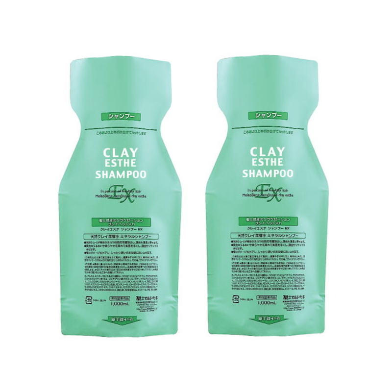 【楽天市場】b-ex クレイエステ シャンプーEX 1000mlリフィル ×2点セット：PECHKA