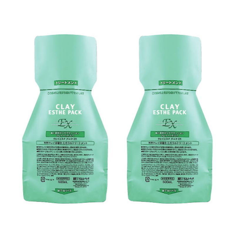 【楽天市場】b-ex クレイエステ パックEX 500gリフィル ×2点セット：PECHKA