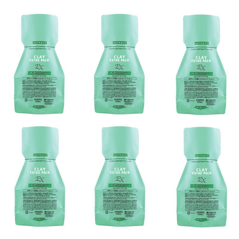 【楽天市場】b-ex クレイエステ パックEX 500gリフィル ×6点セット：PECHKA