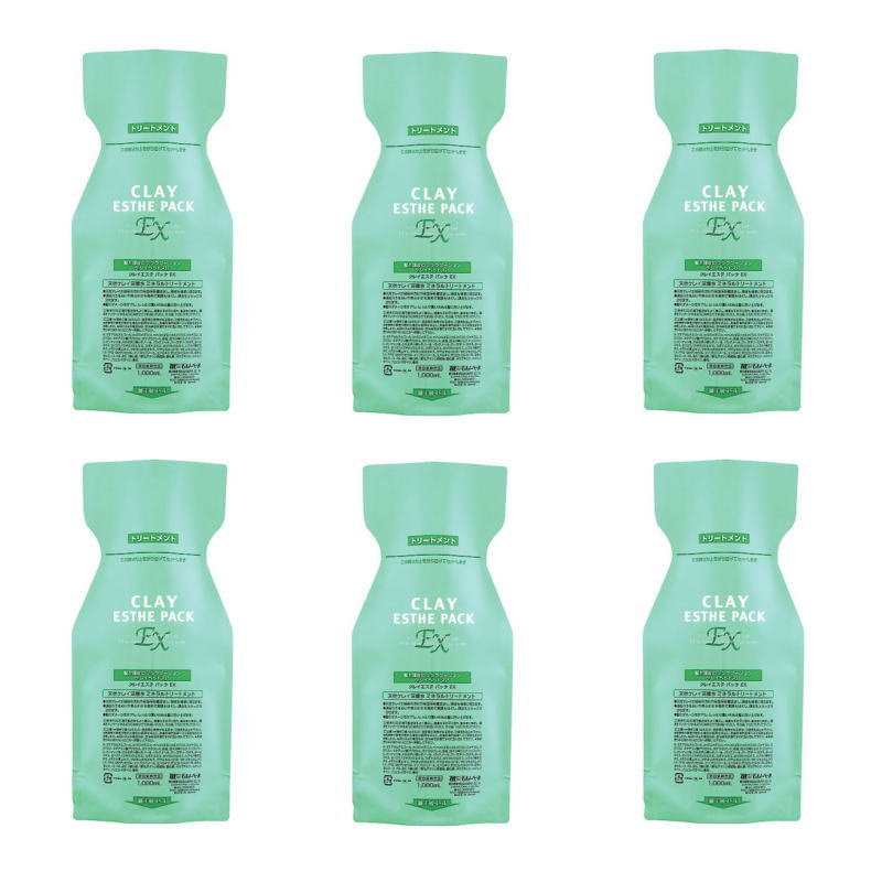 【楽天市場】b-ex クレイエステ パックEX 1000gリフィル ×6点セット：PECHKA