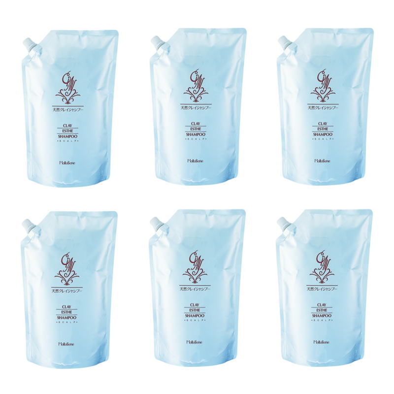 【楽天市場】b-ex クレイエステ シャンプー 800mlリフィル ×6点セット：PECHKA