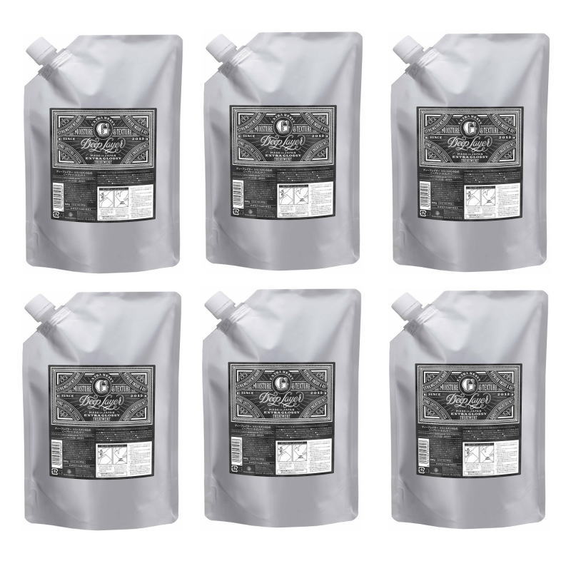 【楽天市場】※廃盤商品です。売り切れの際はご容赦下さい。b-ex ディープレイヤー トリートメント EXTRA GLOSSY 800gリフィル ×6点セット：PECHKA