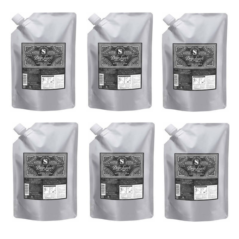 【楽天市場】※廃盤商品です。売り切れの際はご容赦下さい。b-ex ディープレイヤー トリートメント EXTRA SLEEK 800gリフィル ×6点セット：PECHKA