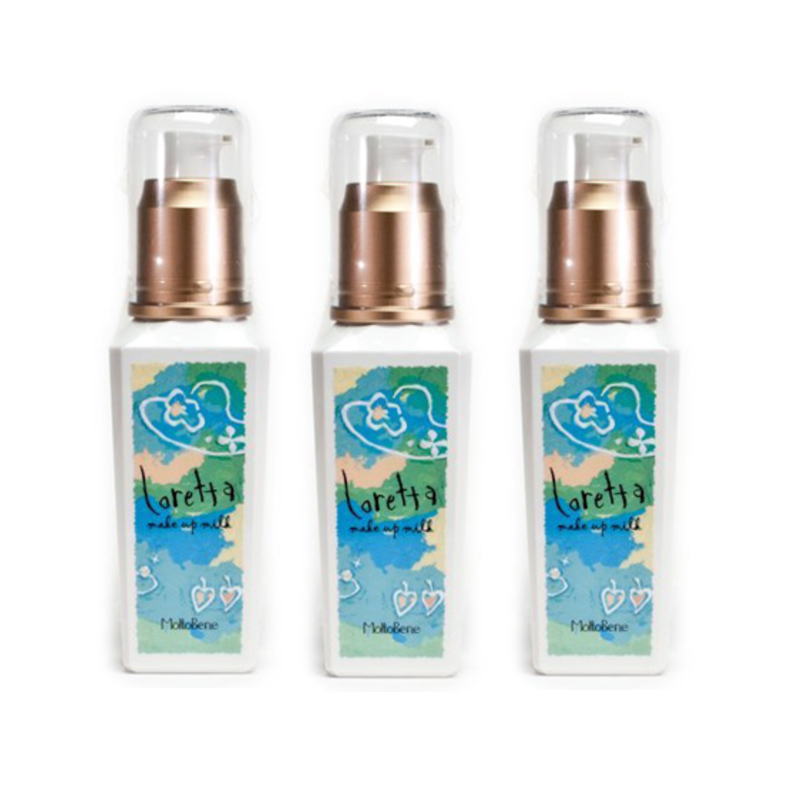 【楽天市場】b-ex ロレッタ メイクアップミルク(ナチュラル)(100ml) ×3点セット：PECHKA