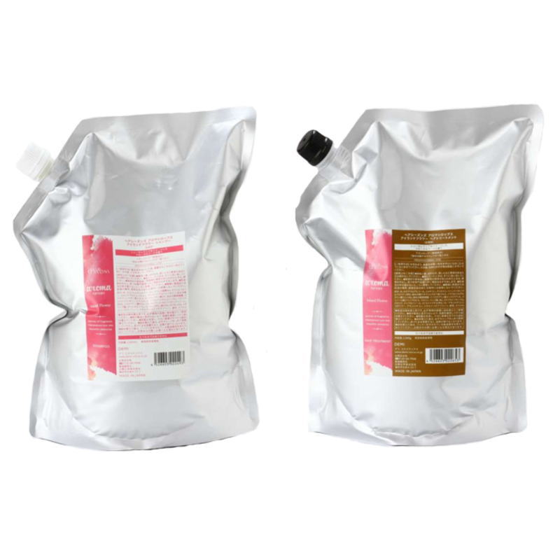【楽天市場】デミ ヘアシーズンズ アロマシロップス アイランドフラワー シャンプー 2000ml トリートメント2000g リフィルセット：PECHKA