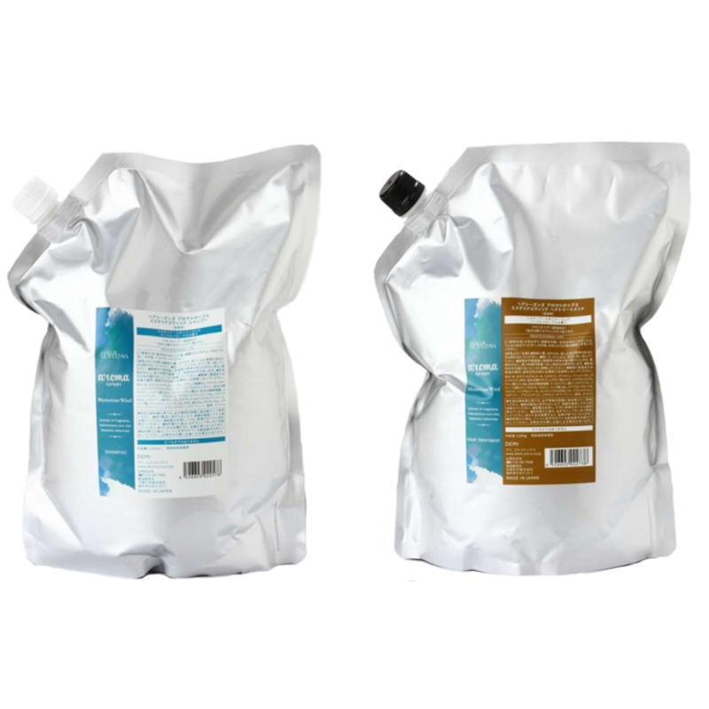 【楽天市場】デミ ヘアシーズンズ アロマシロップス ミステリアスウィンド シャンプー 2000ml トリートメント2000g リフィルセット：PECHKA