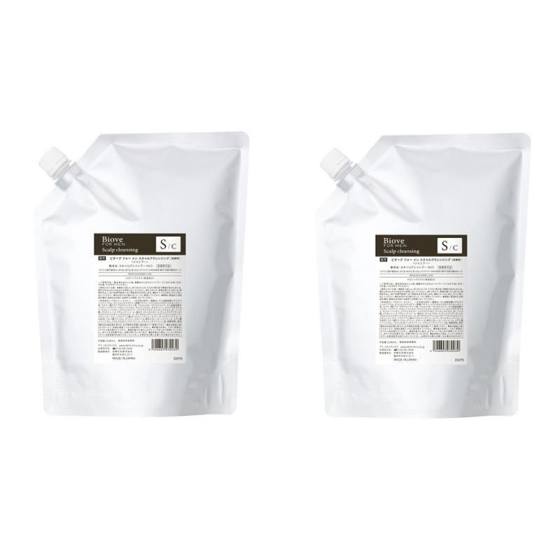 【楽天市場】デミ Biove FOR MEN（ビオーブ フォー メン）[薬用]スキャルプクレンジング 2000mlリフィル 【2個セット】：PECHKA