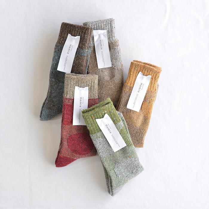 【楽天市場】【再入荷/新色】Homie ホミー NEP JACQUARD DOT SOCKS(全5色) H-0713点まで追跡可能メール便利用 ...