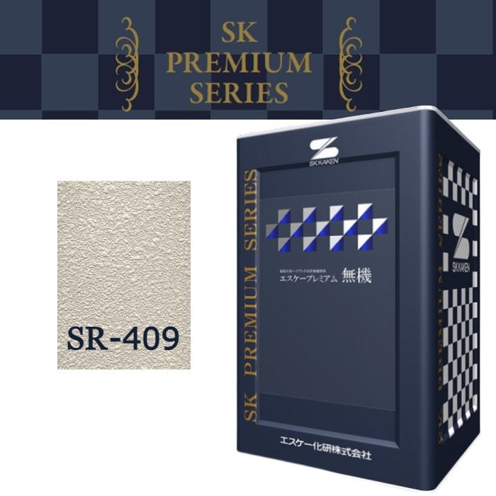 【楽天市場】エスケープレミアム無機 15kg 各艶 SR-409（A）【エスケー化研】＊代引決済不可、キャンセル不可：ペイントオール