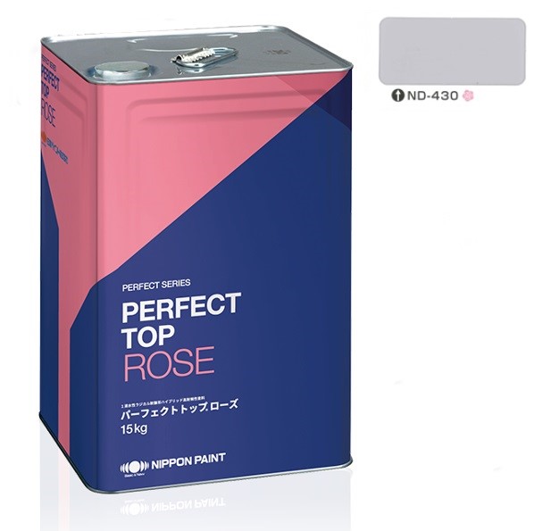 【楽天市場】パーフェクトトップローズ 15kg 艶有 ND-430【日本ペイント】：ペイントオール