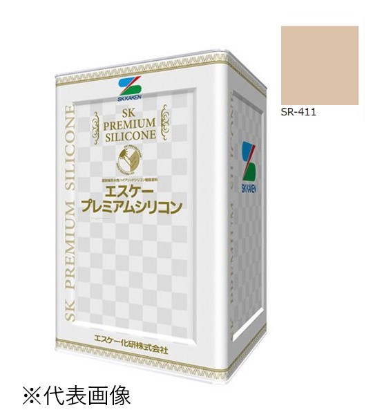 【楽天市場】エスケー弾性プレミアムシリコン 艶有 SR-411 15kg【エスケー化研】＊代引決済不可、キャンセル不可：ペイントオール