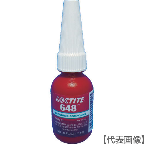【楽天市場】ロックタイト はめ合い用接着剤 648 10ml 耐熱用（648-10）445-2054【ヘンケルジャパン（株）ACM事業部 ...
