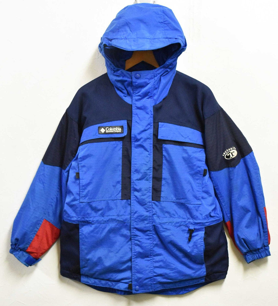 【楽天市場】ヴィンテージ 1990年代 Columbia コロンビア tectonite リップストップ生地 中綿 ナイロンジャケット ...