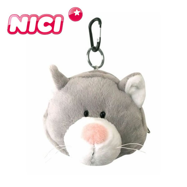 【楽天市場】NICI ニキ Figurine Mini Pouch フィギュア ミニポーチ グレーキャット 0124 ポーチ 小物入れ 人気 ...
