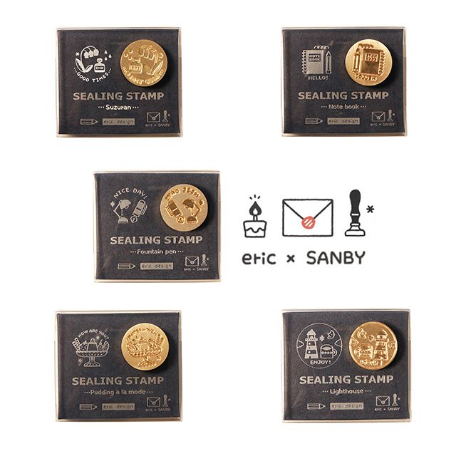 【楽天市場】サンビー シーリングスタンプ eric 単品 eric-slg-stp 手紙カード デコレーション ロウ 蝋 冬ギフト クリスマス：ペンハウス 万年筆・ボールペン