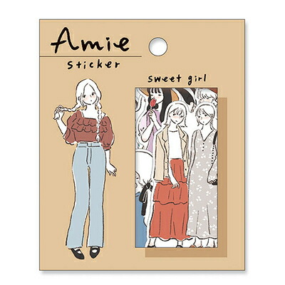 【楽天市場】ステッカー Amie sweet girl アミ ステッカー 82062 マインドウェイブ MINDWAVE ポイント UP 期間 ...