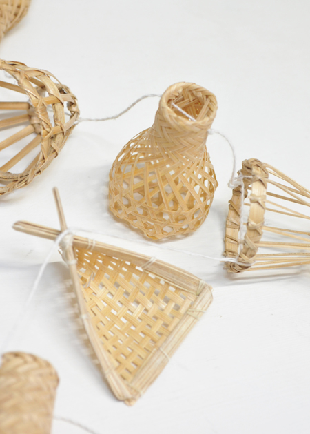 【ピープルツリー 公式】【people tree】People Tree 小さなカゴのガーランド【フェアトレード】【PeopleTree】かご ...