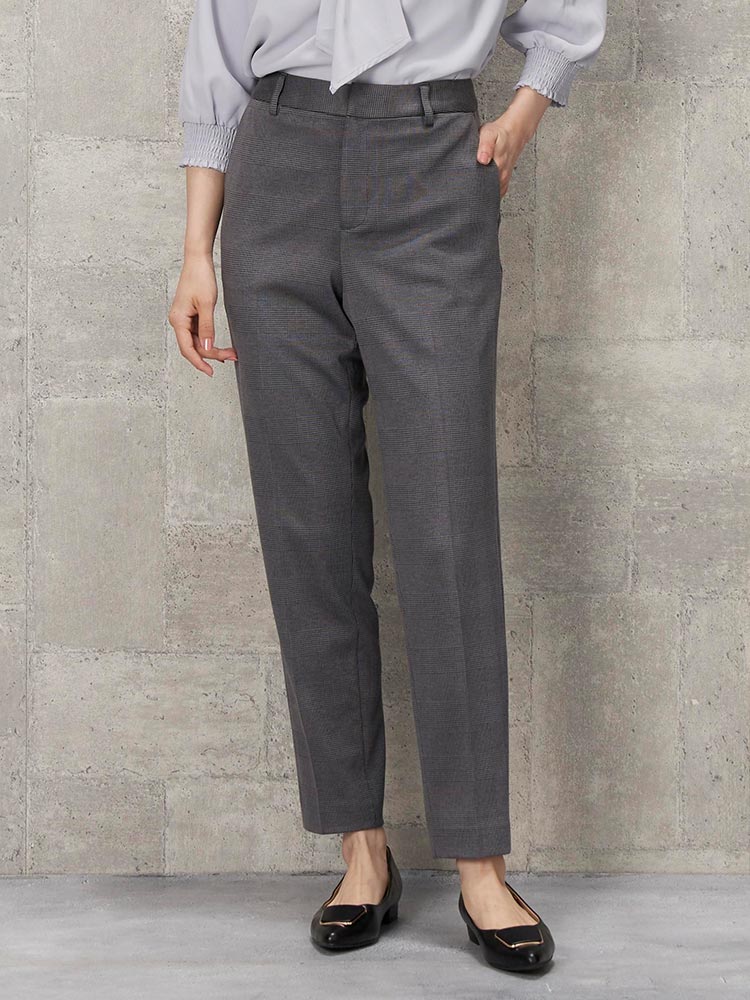 【楽天市場】レディースパンツ チェックジャージパンツ M．グレー SS S M L レーヨン ポリエステル ポリウレタン 秋冬 PSFA：PSFA ピーエスエフエー