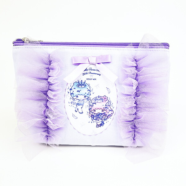 【楽天市場】サンリオ キキララ 50th×DOLLY MIX フリル舟形ティッシュポーチ ライトパープル Sanrio 送料込み：キャラグッズ ...