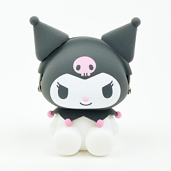 【楽天市場】サンリオ クロミ お座り型シリコンがまぐちポーチ 3D POCHI ブラック Sanrio：キャラグッズ PERFECT ...
