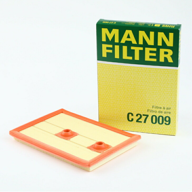 【楽天市場】MANN FILTER マン フィルター エアフィルター エアクリーナー C27009 AUDI アウディ VOLKSWAGEN ...