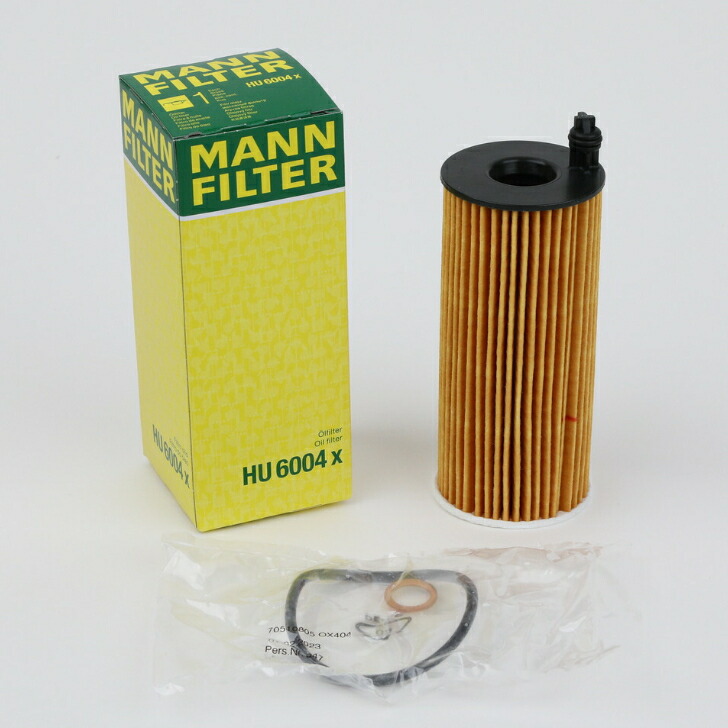 【楽天市場】MANN FILTER マン フィルター オイルフィルター オイルエレメント HU6004x BMW MINI ミニ 純正品番 ...