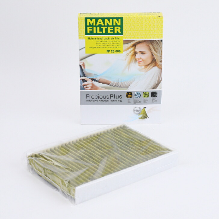 【楽天市場】MANN FILTER マン フィルター キャビンフィルター エアコンフィルター フレシャスプラス FP26006 VOLKSWAGEN フォルクスワーゲン up! 純正品番 ...