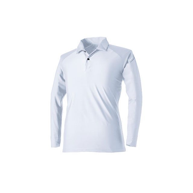 【楽天市場】TSデザイン クールアイス長袖ポロシャツ（ホワイト） サイズ SS 80751：モトメガネ 楽天市場店