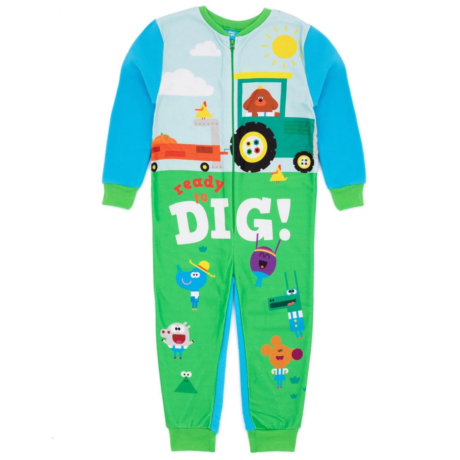 【楽天市場】(ヘイ!ダギー) Hey Duggee オフィシャル商品 キッズ・子供 Ready To Dig スリープスーツ 長袖 つなぎ ...
