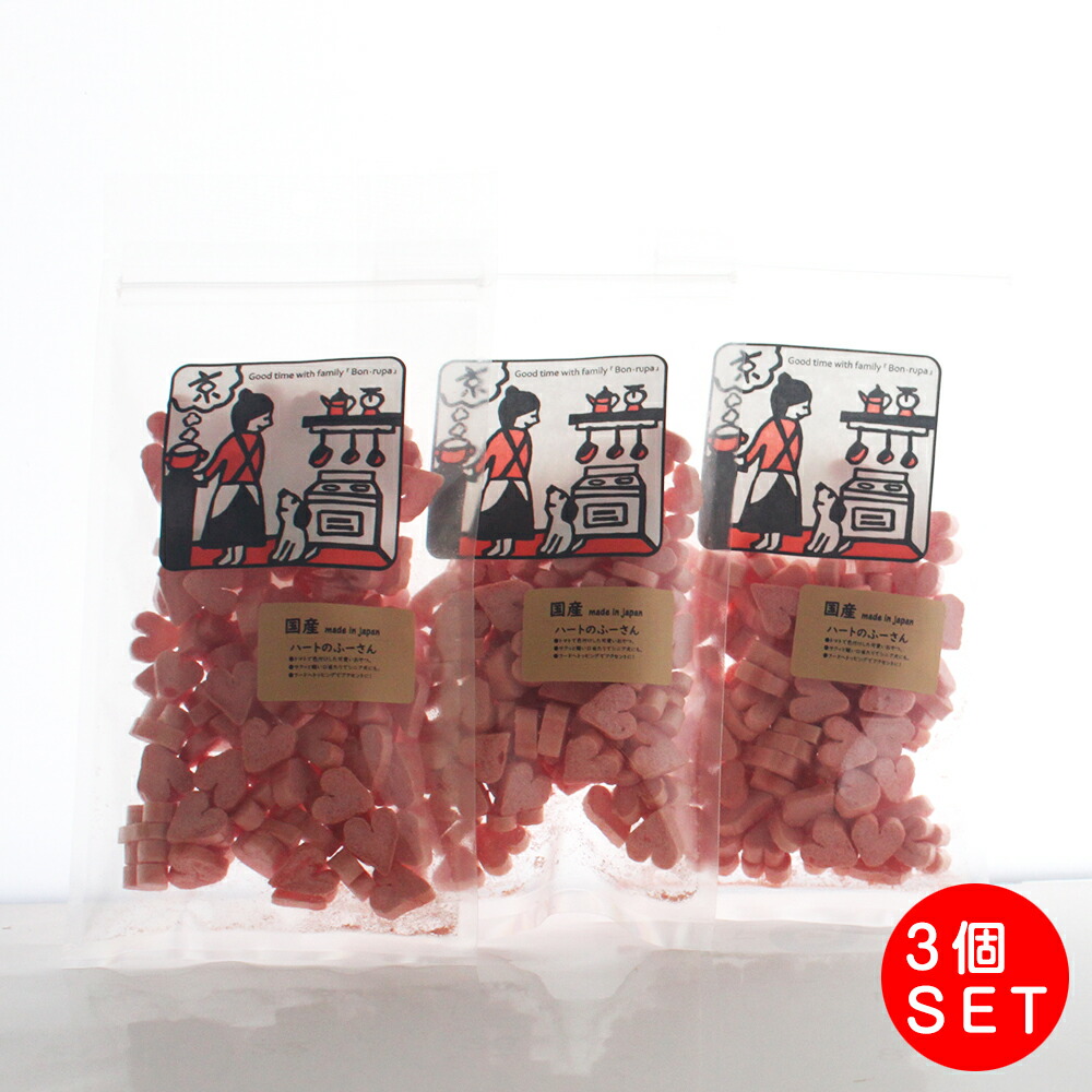 【楽天市場】Bon・rupa ボンルパ ハートのふーさん 18g×3個 ペットおやつ：ペットスタジオ