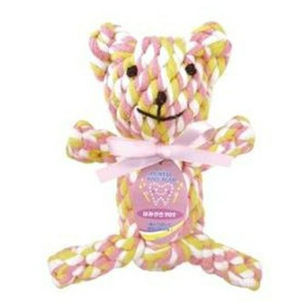 【楽天市場】 ノルコーポレーション 歯みがきトイロープベアPK&YE PT-HGT-1-1：ペットフォレスト 楽天市場店