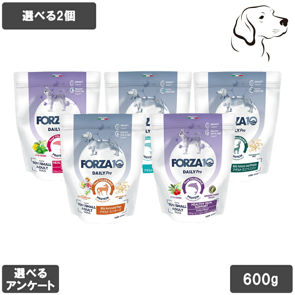 【楽天市場】フォルツァ10 デイリープロシリーズ 愛犬用 小粒 600g 選べる2個 送料無料：ペット用品 フォアモスト