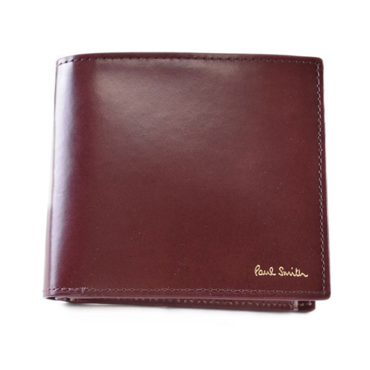 【楽天市場】ポールスミス 財布 メンズ 二つ折り 本革 小銭入れあり ブランド ハイブランド 大学生 Paul Smith レザーリュクスシャイン 専用箱付 ボルドー 10代 20代 30代 ...