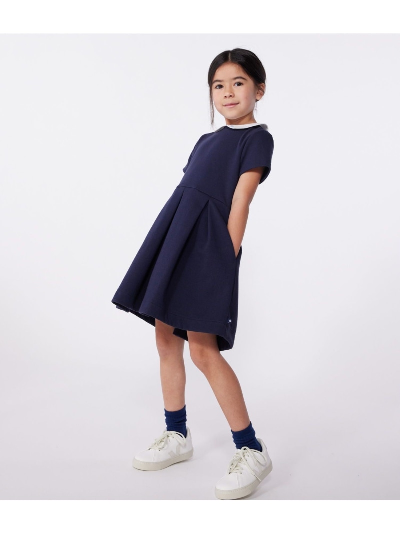 【楽天市場】半袖ワンピース PETIT BATEAU プチバトー ワンピース・ドレス ワンピース ネイビー【送料無料】[Rakuten Fashion]：PETIT BATEAU
