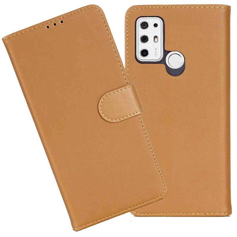 【楽天市場】【Anrek】TONE e21 兼用 ケース 手帳型 カバー (ブラウン ） ツタヤのスマホ トーンモバイル、トーンe21 tonee21 手帳型ケース カード収納 サイド ...