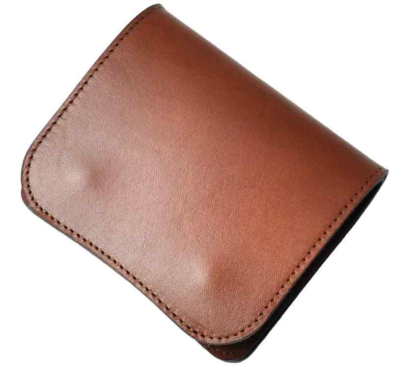 【楽天市場】[Dom Teporna] 二つ折り財布 メンズ 本革 財布 コンパクト 小さめ しっかりとした厚みのレザー 小銭入れ コイン ...