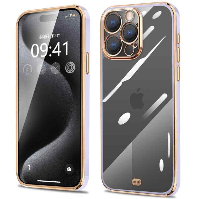 【楽天市場】iPhone15 Pro ケース クリア アイフォン15pro カバー 透明 シリコン メッキ加工 耐衝撃 TPU 落下防止 防塵 薄型 軽量 一体型 変形防止 人気 おしゃれ ...