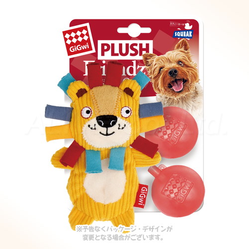 【楽天市場】《ポイント2倍》GiGwi プラッシュフレンズ タグアニマル ライオン 「プラッツ」【合計8,800円以上で送料無料(一部地域を除く)】：PET KING