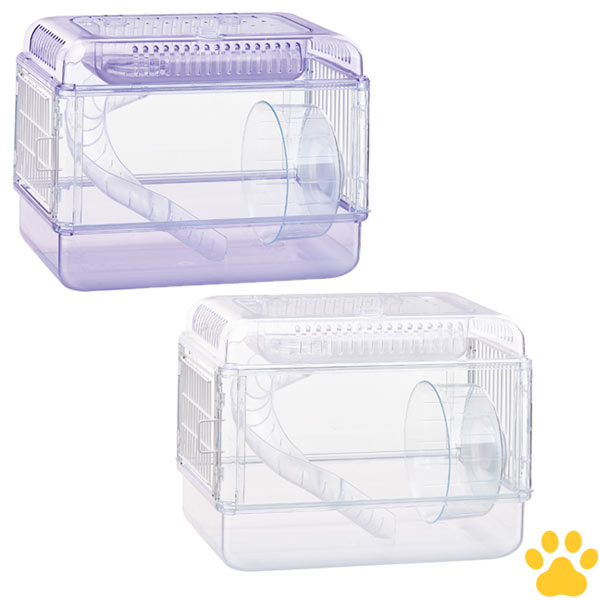 【楽天市場】GEX クリアフロント30 クリスタル / ラベンダードワーフハムスター専用ケージ 小動物 ハムスター オシャレ かわいい ロフト付き 回し車付き 螺旋階段付き シンプル クリア ...