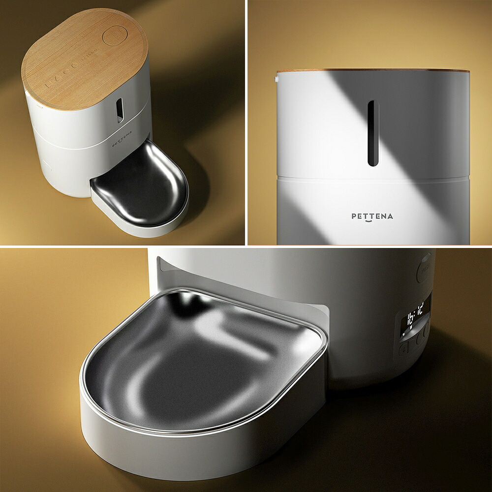 【★レビュ特典付き】【楽天1位】PETTENA 自動給餌器 猫 大容量 4L 自動餌やり機 給餌器 餌 エサ えさ ペット 乾燥剤 密閉 ロック 蓋閉まる 洗える 給餌機 餌やり器 フード ...