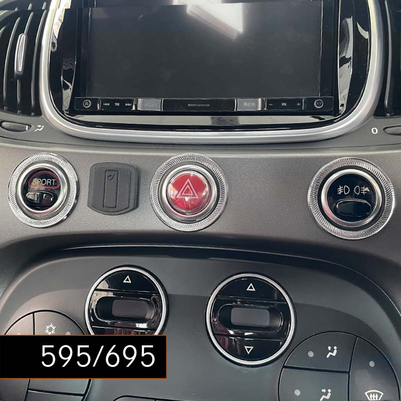 【楽天市場】ABARTH F595 F695 ハザードリングセット トルネード 3pcs アバルト SPORT ランプ アクセサリー インテリア 内装 カスタム：peyton楽天市場店