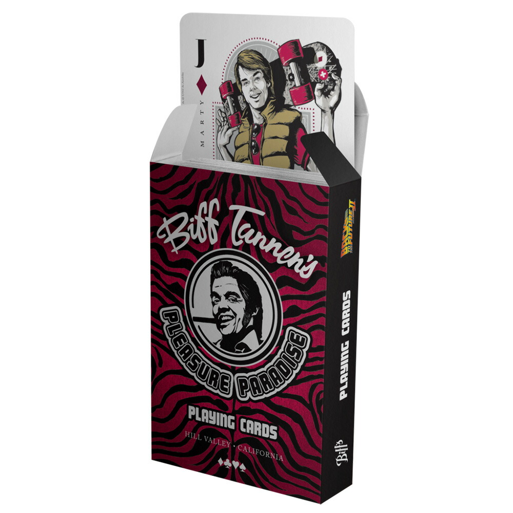 【楽天市場】BACK TO THE FUTURE バックトゥザフューチャー (BTTF2 公開 35周年 ) - Playing Cards ...