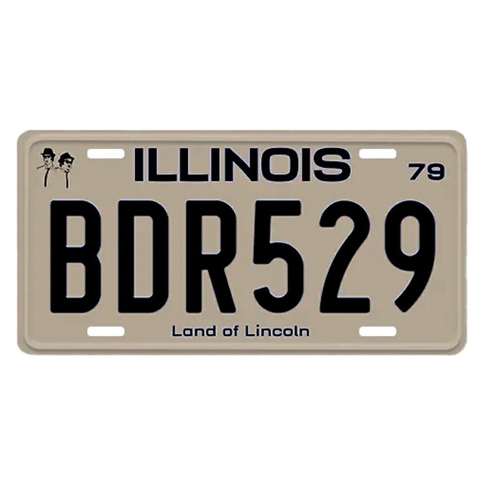 【楽天市場】BLUES BROTHERS ブルースブラザーズ (公開 45周年 ) - BLUESMOBILE LICENSE PLATE ...