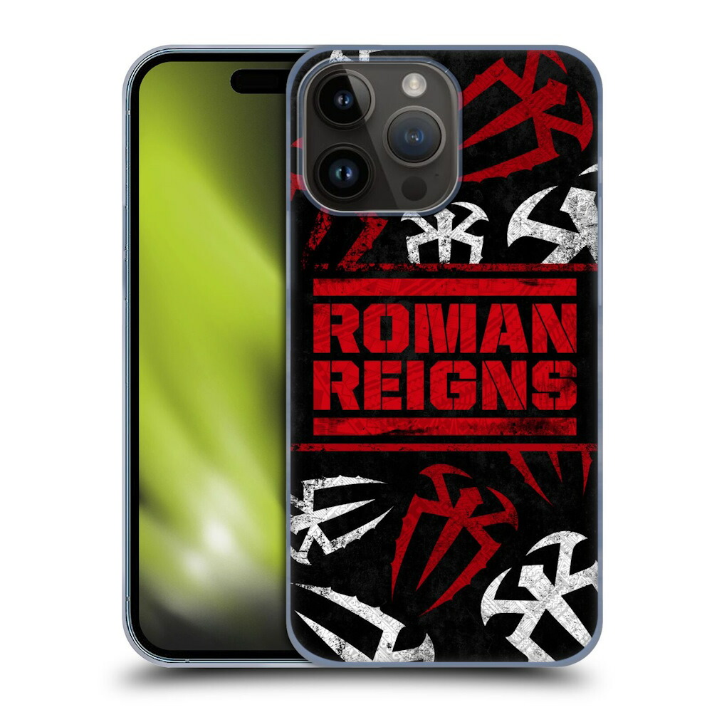 【楽天市場】WWE ダブルダブルイー - Roman Reigns Logo Pattern ハード case / Apple iPhone ...
