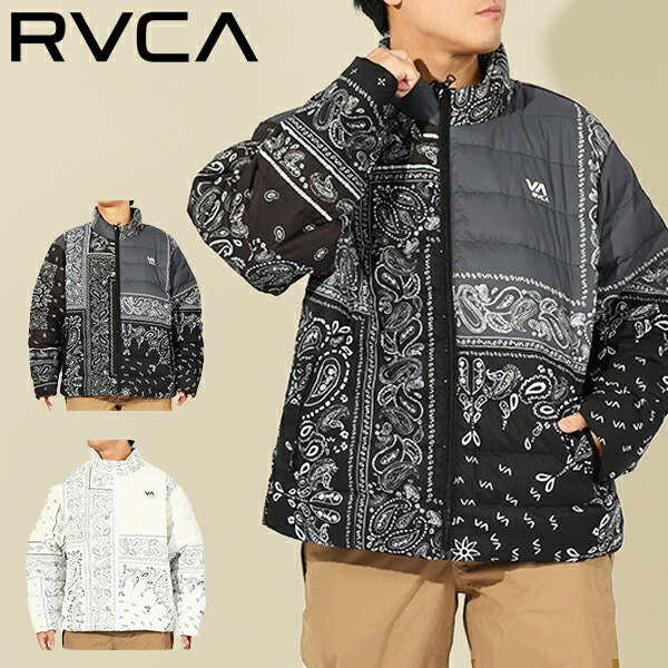 【楽天市場】32%off 送料無料 ダウンジャケット RVCA ルーカ メンズ BREEZY PUFFER JACKET ジャケット ...
