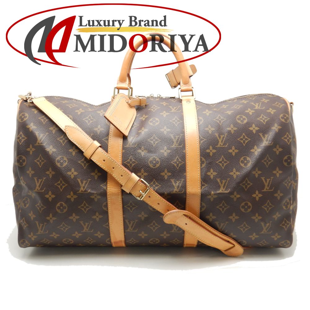 【楽天市場】ルイ・ヴィトン・モノグラム LOUIS VUITTON キーポルバンドリエール50 M41416 ボストンバッグ ブラウン ...
