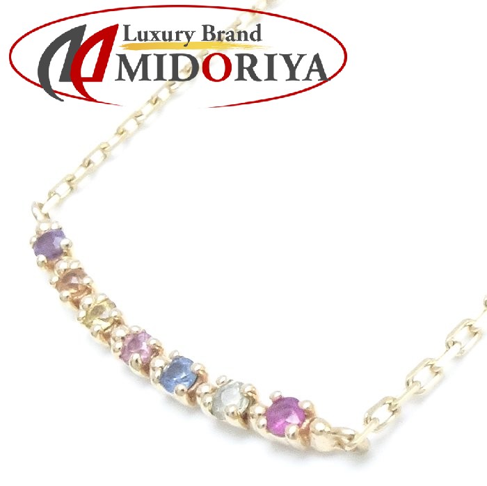 【楽天市場】ノジェス NOJESS ネックレス マルチカラーストーン K10YG イエローゴールド / 199048【中古】【BJ ...