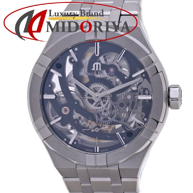 【楽天市場】モーリス・ラクロア Maurice Lacroix アイコン スケルトン AI6028-SS002-030-1 ステンレススチール ...