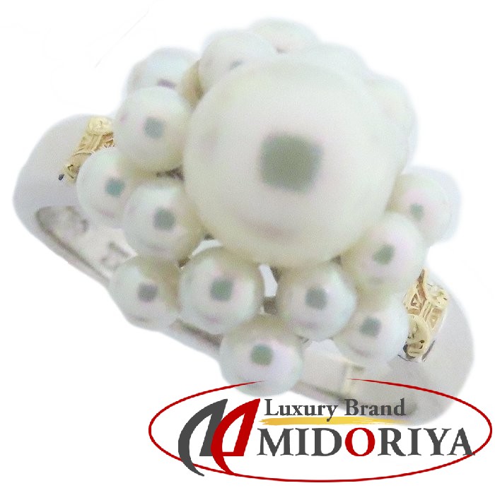 【楽天市場】セリーヌ CELINE パール リング 指輪 12号 Pt900プラチナ × K18WG ホワイトゴールド / 199656【中古 ...