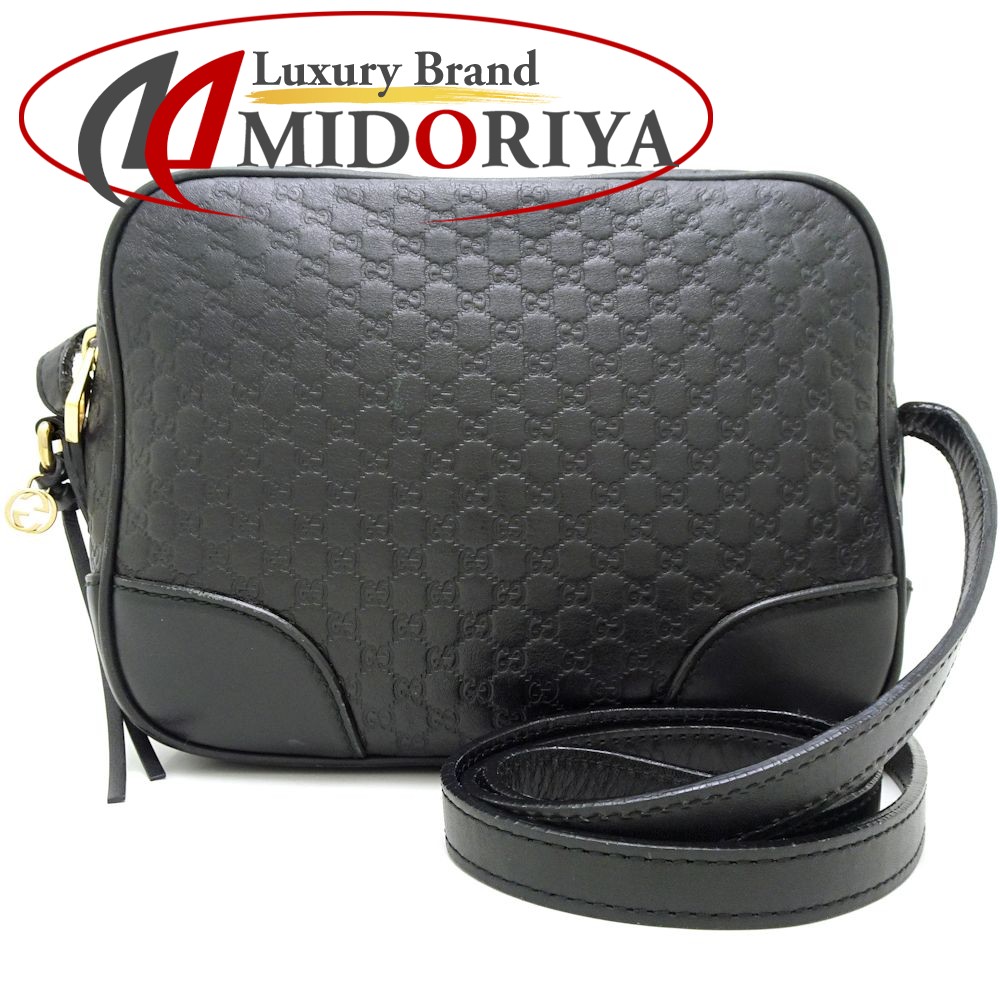 【楽天市場】グッチ GUCCI マイクログッチ 449413 ショルダーバッグ レザー ブラック アウトレット / 350331【中古 ...